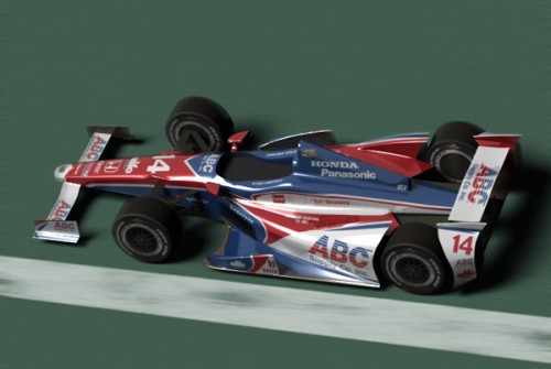 スーパースピードウェイ仕様#14 DW12 - DW12,INDYCAR,papercraft,インディカー,ペーパークラフト